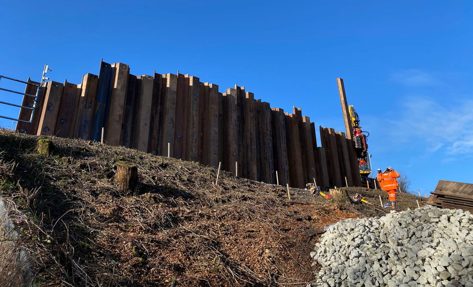 Edenbridge Emergency Embankment Works | CK Rail